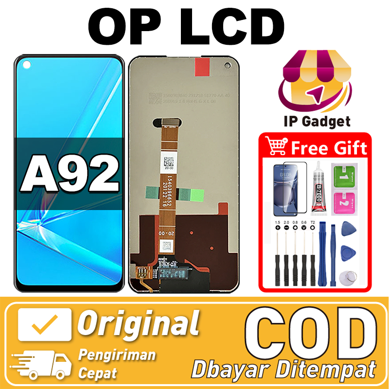 Jual Original Lcd FOR OPPO A92 FULLSET GIFTS asli Layar hp touchscreen ...
