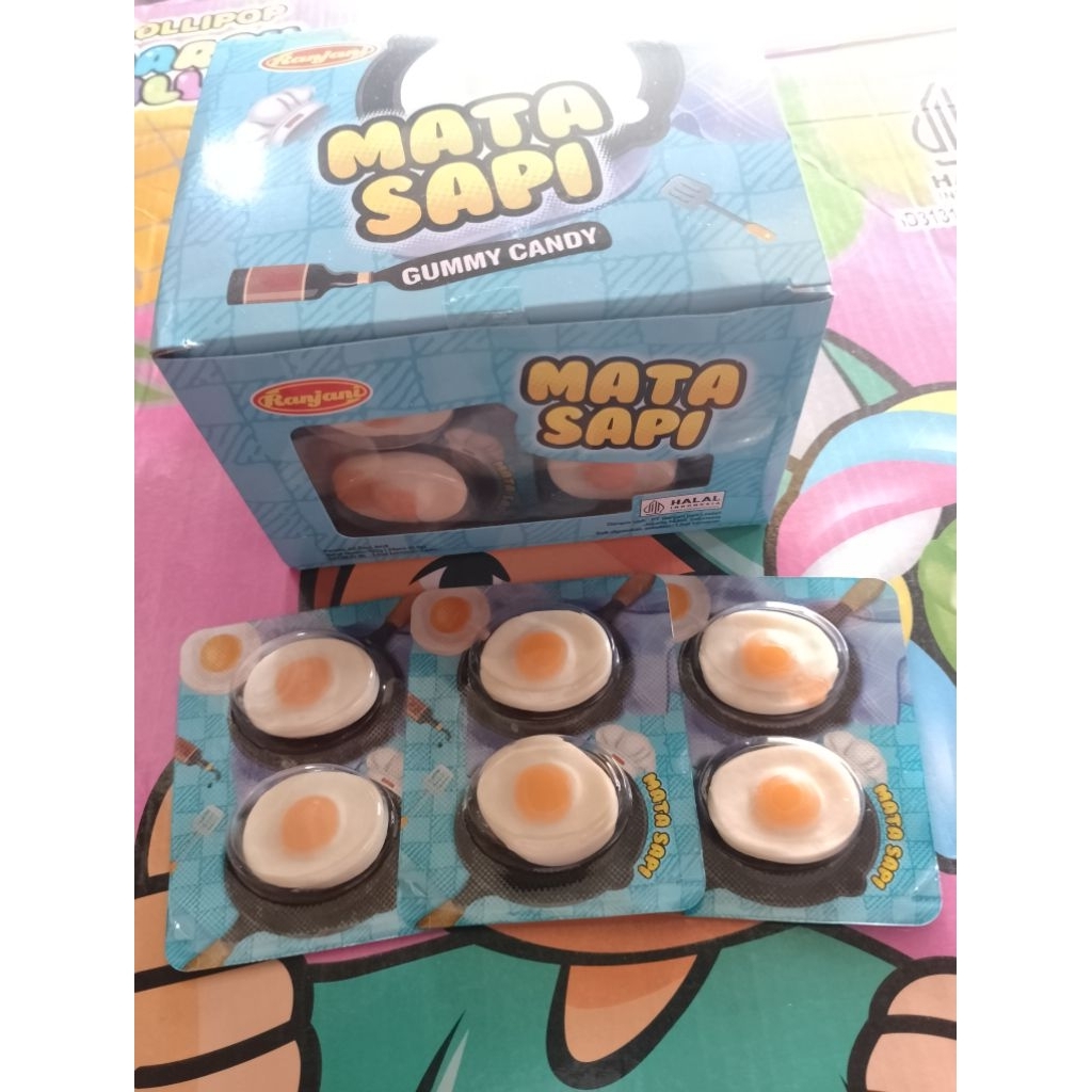 Jual PERMEN GUMMY CANDY MATA SAPI ISI 24 PCS | Shopee Indonesia