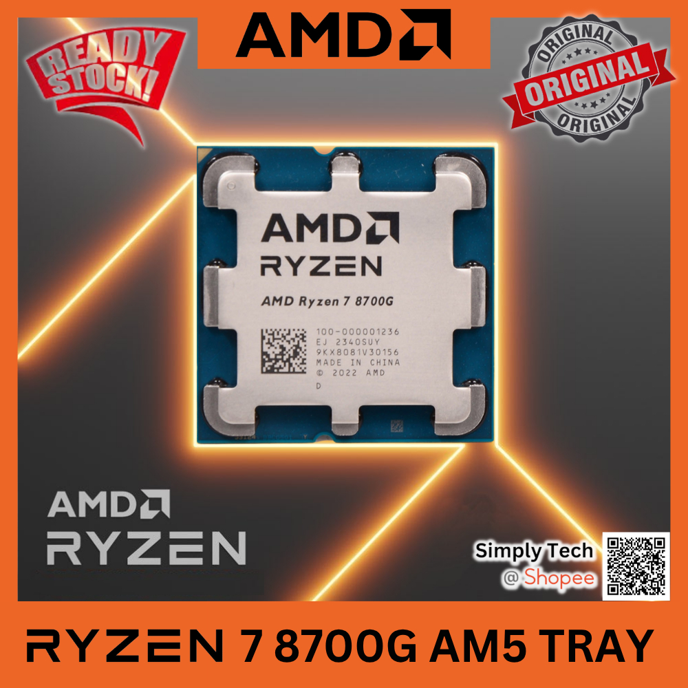 Jual Processor AMD Ryzen 7 8700G Tray R7 4.2GHz - 5.1GHz Socket AM5 AI ...