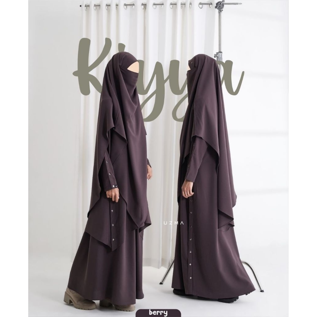 Jual KIYYA Abaya & KIYYA One set Tunik UZMA | Abaya dan Tunik kekinian ...