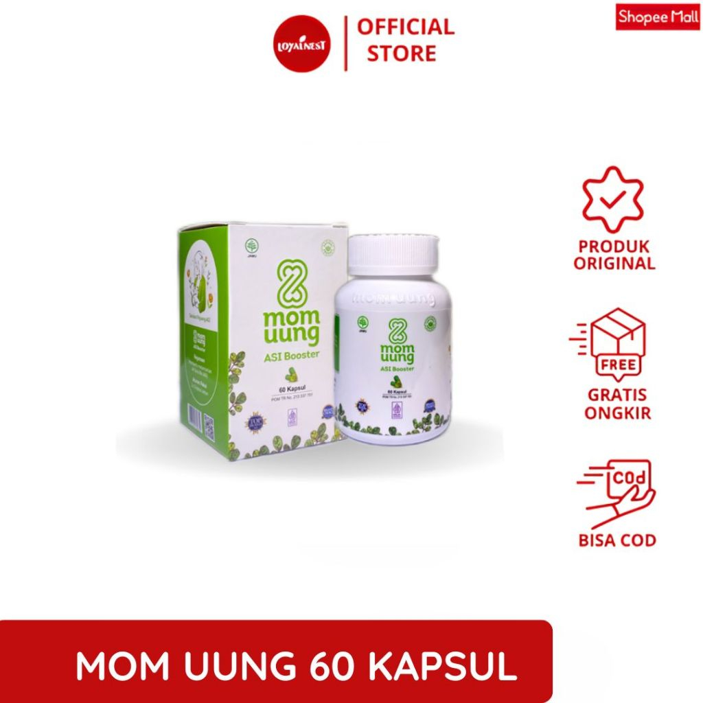 Jual MOM UUNG Booster Kapsul Pelancar ASI BPOM Momuung Original 100% ...