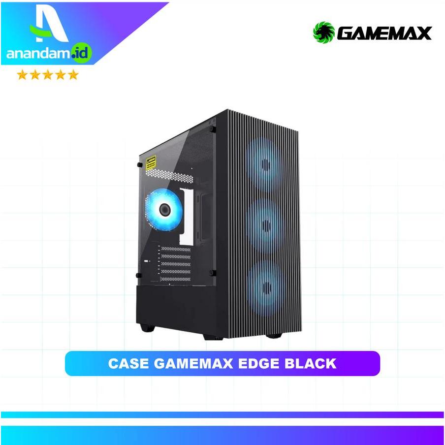 Jual GAMEMAX EDGE MINI TOWER MATX GAMING CASE, Black | Shopee Indonesia