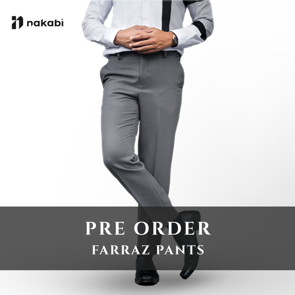 Jual [Pre Order] Nakumi Nakabi Farraz Pants Celana Panjang Pria Formal ...