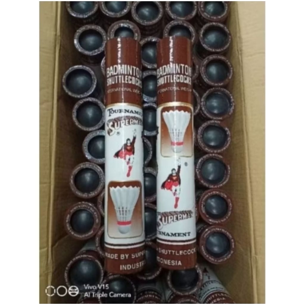 Jual Shuttlecock / Kok Superman Coklat ORIGINAL | Shopee Indonesia