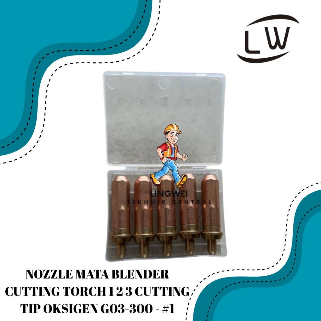 Jual NOZZLE MATA BLENDER CUTTING TORCH 1 2 3 CUTTING TIP OKSIGEN G03 ...