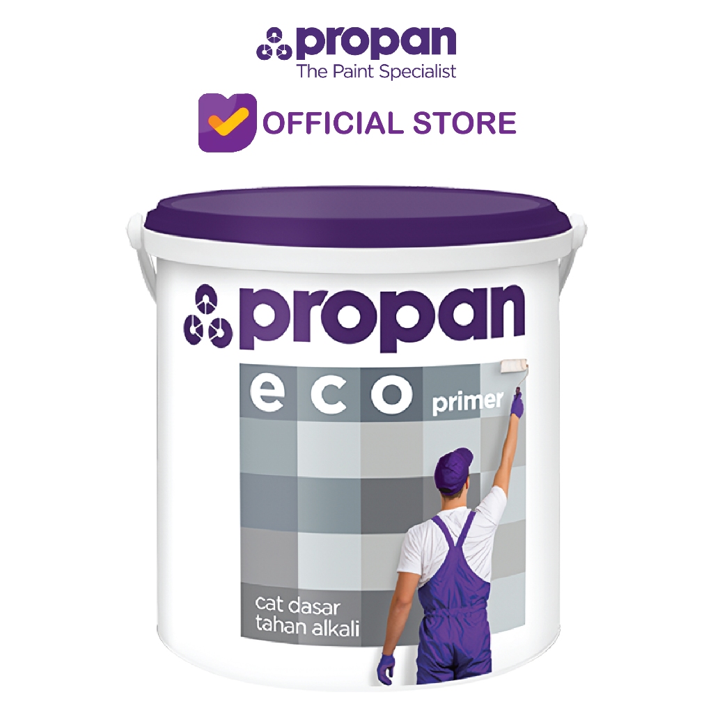 Jual CAT DASAR INTERIOR PROPAN ECO PRIMER WARNA PUTIH UKURAN 5KG GALON ...