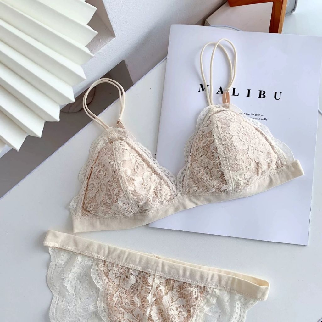 Jual Avery Bra Set Setelan Bra BH Tanpa Kawat dan CD Panties Celana ...