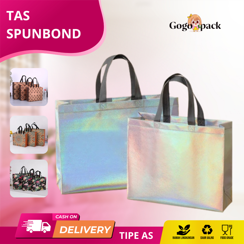 Jual Tas Spunbond / Goodie Bag Spunbond / Spoundbond Bag / Tas Belanja ...