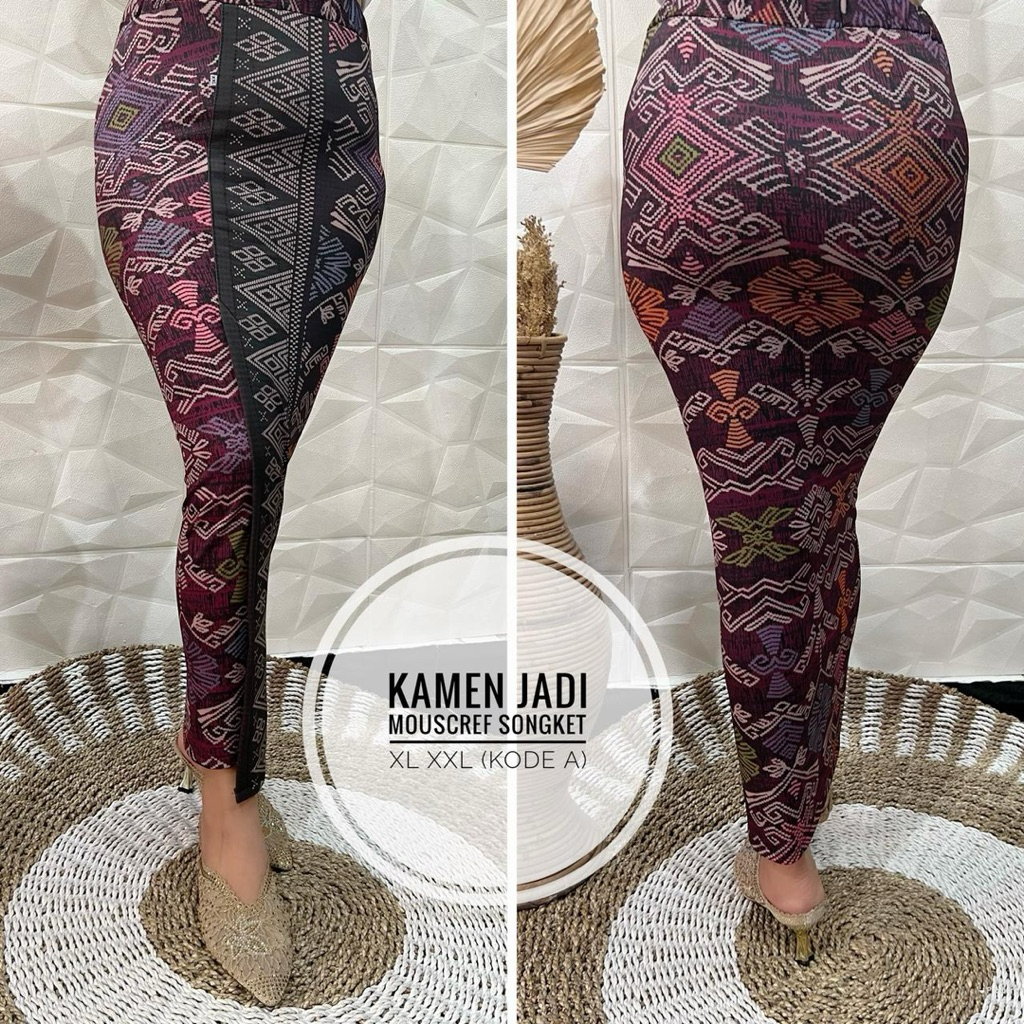 Jual kamen jadi /rok motif songket mouscref Stret bali | Shopee Indonesia