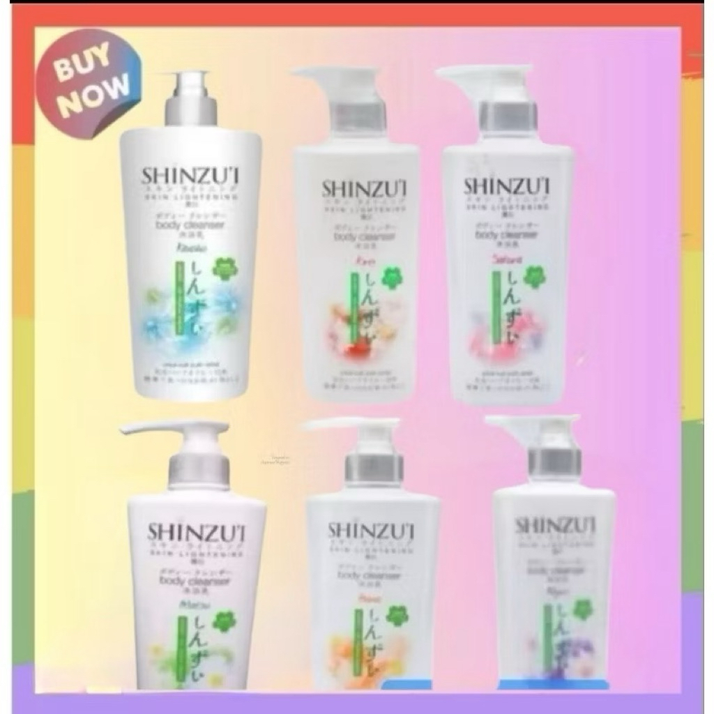 Jual Shinzui Skin Lightening Body Cleanser 480 ml kemasan botol pump ...