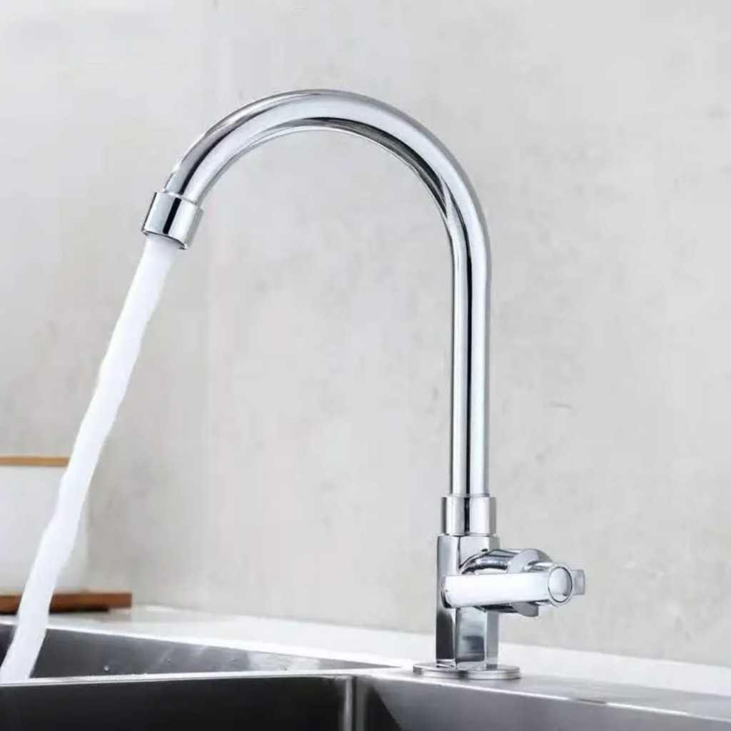 Jual kran angsa dapur cuci piring pipa stainless tanam meja wastafel ...