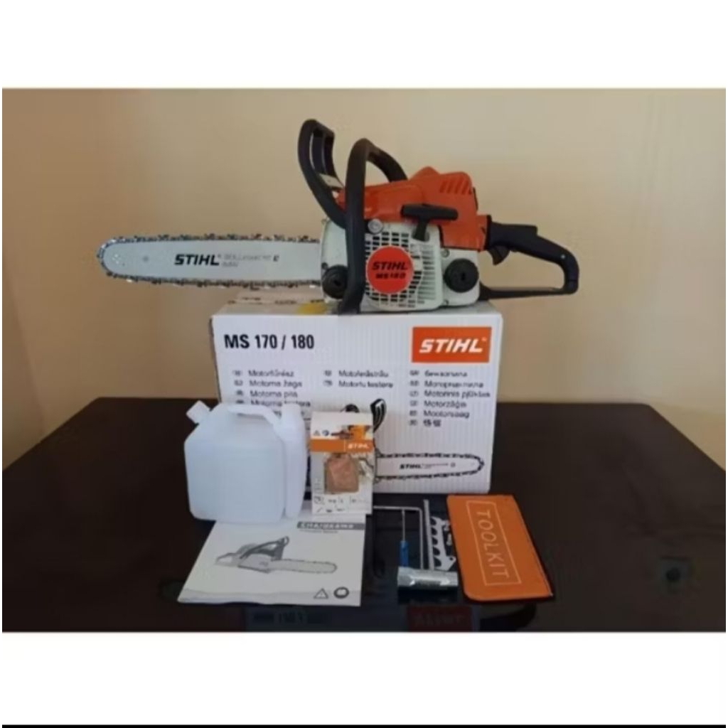 Jual MESIN CHAINSAW STIHL MS 180 BAR 16 INCH DAN RANTAI KOMPLIT/MESIN SENSO/SINSO STIHL MS 180 ...