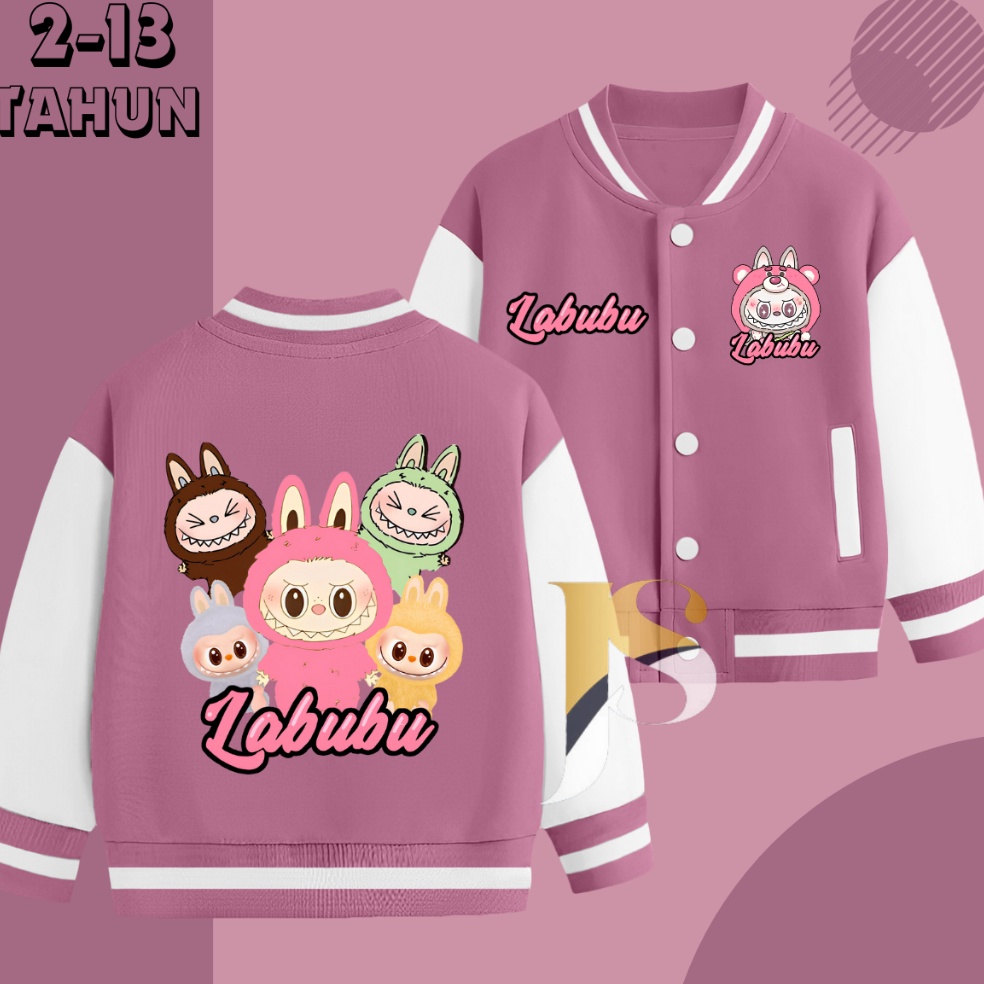 Jual JAKET ANAK PEREMPUAN LABUBU VIRAL USIA 3 4 5 6 7 8 9 1 11 12 13 ...