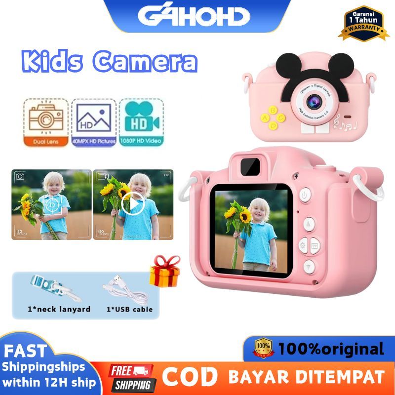Jual Kids Camera Mini HD Screen 1080P Projection Video Camera Toys ...