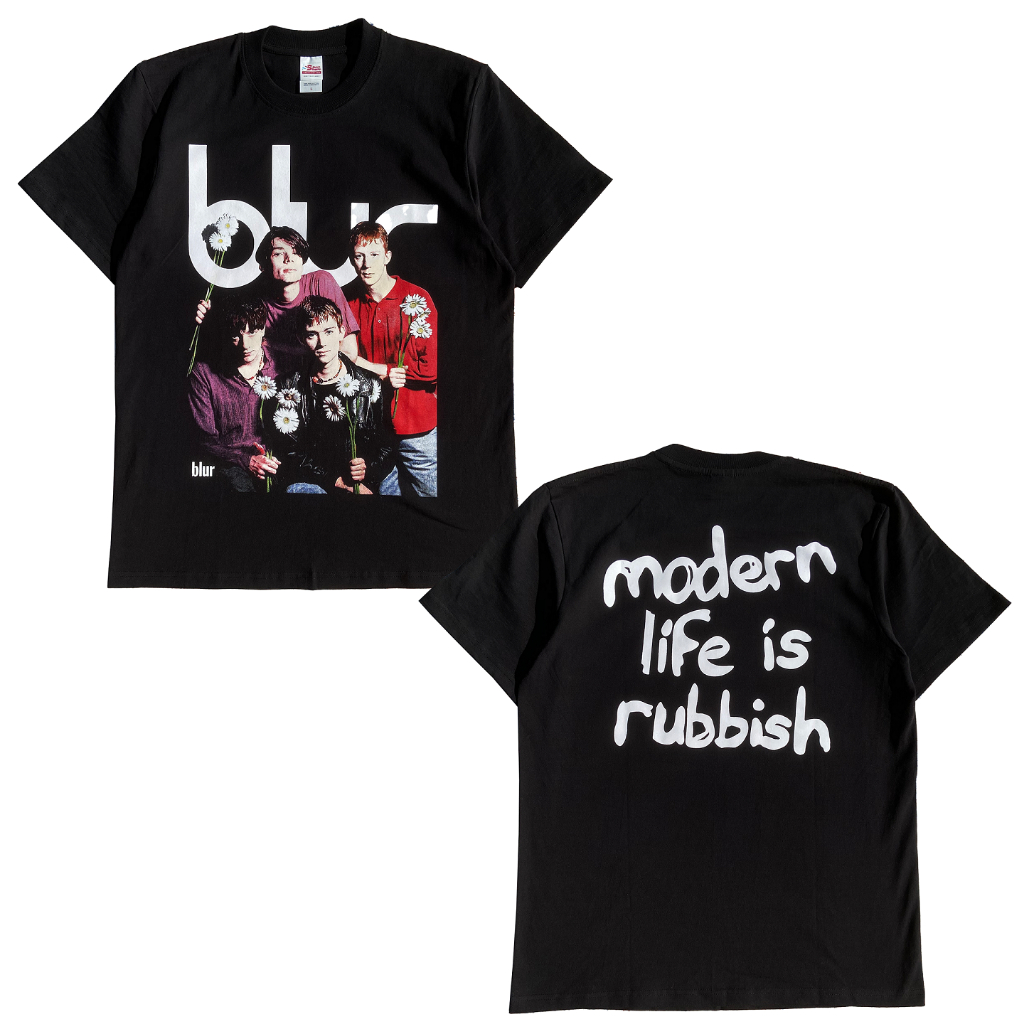 Jual BLUR - Modern Life Is Rubish - Tshirt Black | Kaos Band | Shopee ...