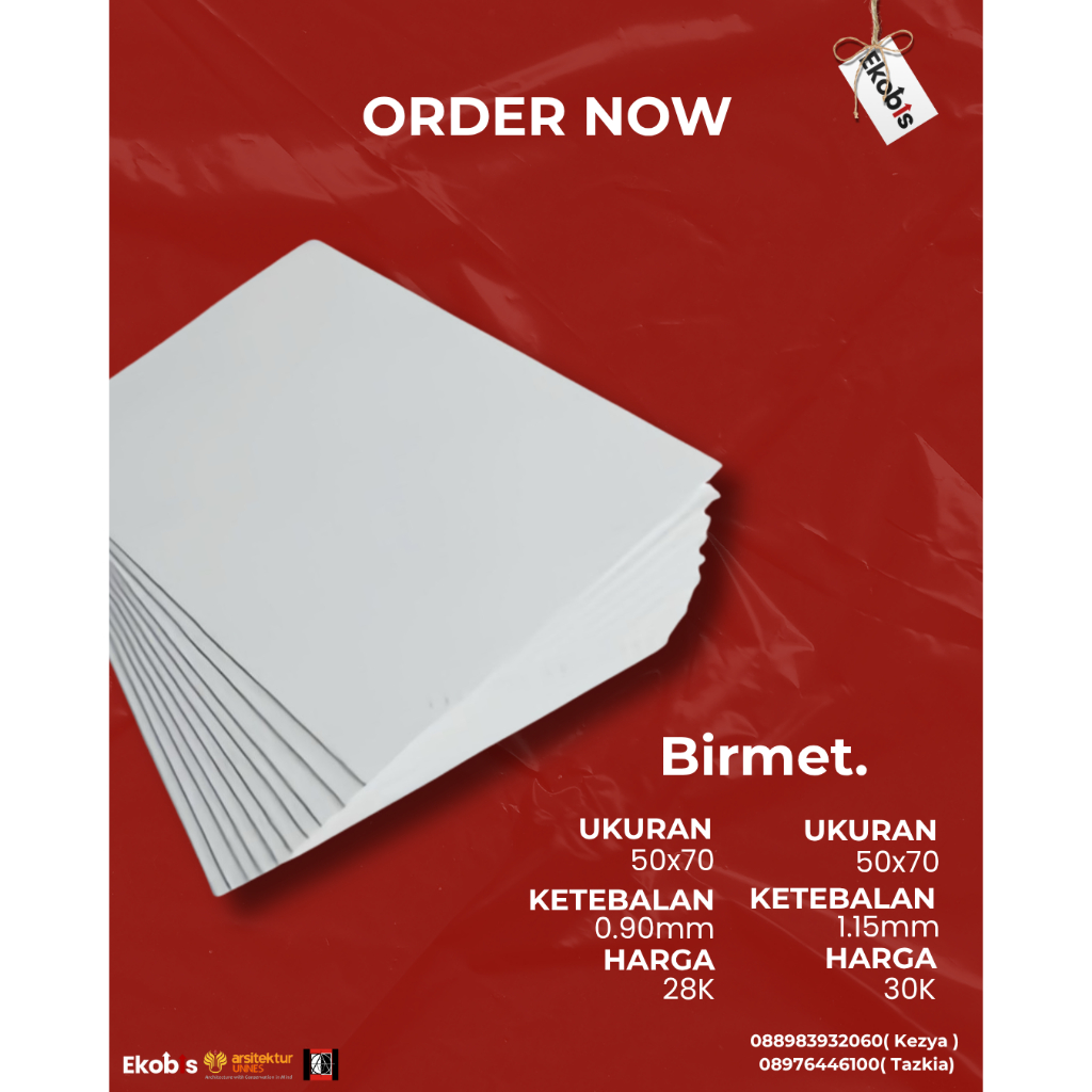 Jual Kertas Birmet uk. 50x70cm Ketebalan 1.15mm dan 0.90mm | Shopee ...