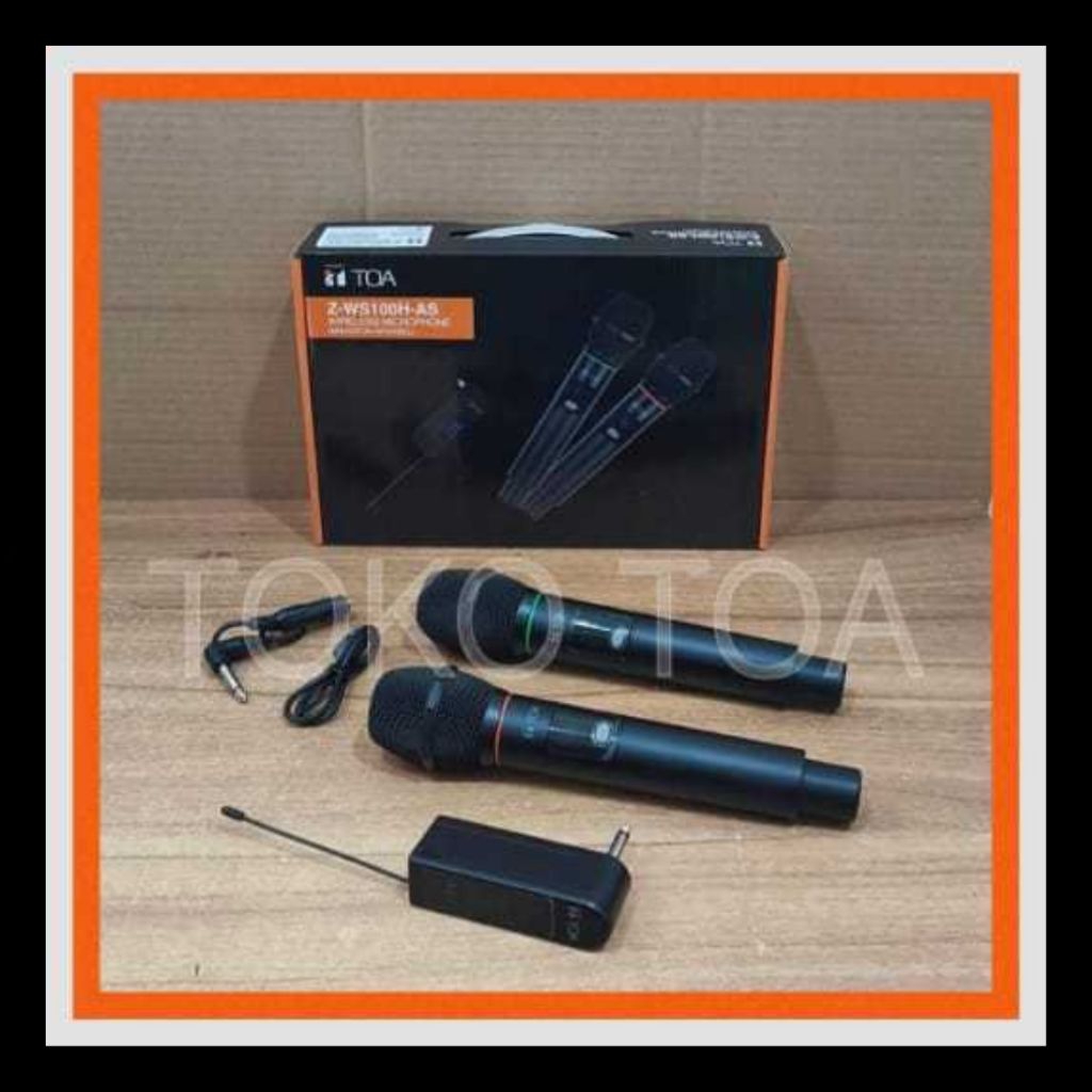 Jual MICROPHONE MIC MIKROFON WIRELESS TOA Z-WS100H-AS Z-WS100H Z WS 100 ...