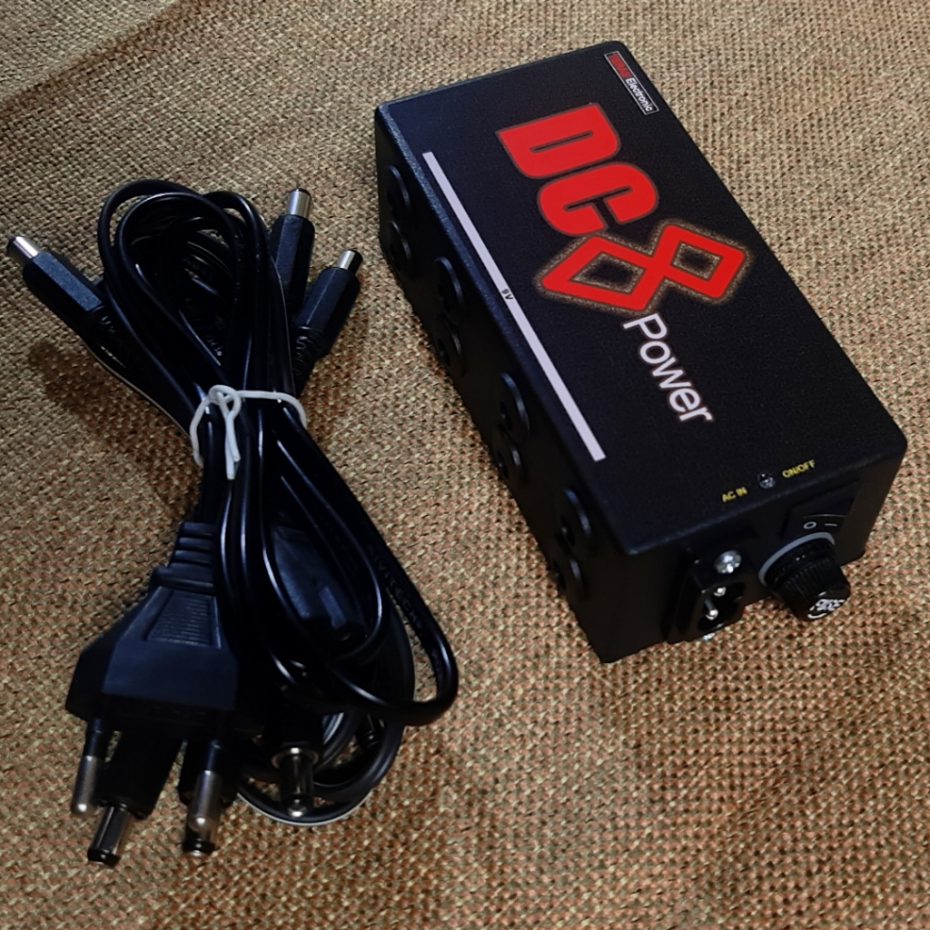 Jual adaptor power supply efek gitar psu efek gitar murah low noise ...