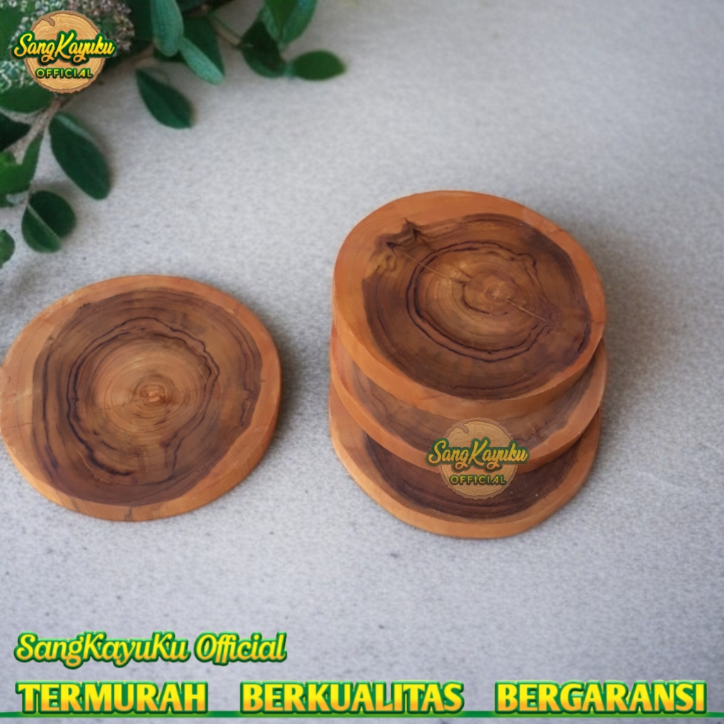 Jual SangKayuKu Teak wood slice potongan kayu jati talenan dekorasi ...