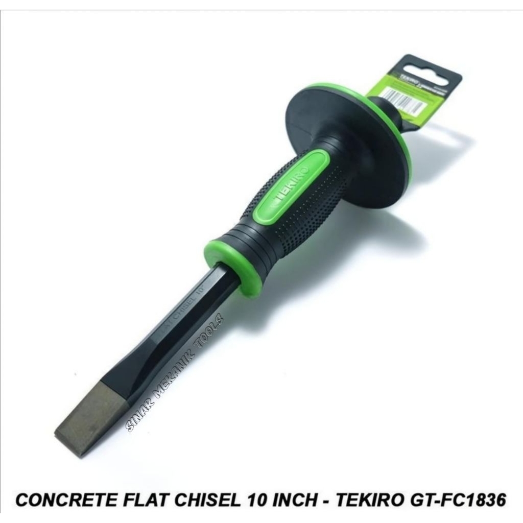 Jual Tekiro Pahat Beton Pipih Ukuran 10" Inch / Concrete Flat Chisel 10 ...