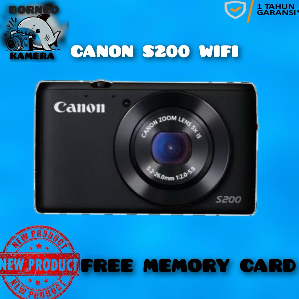 Jual Canon Powershot S200 Wifi | Shopee Indonesia