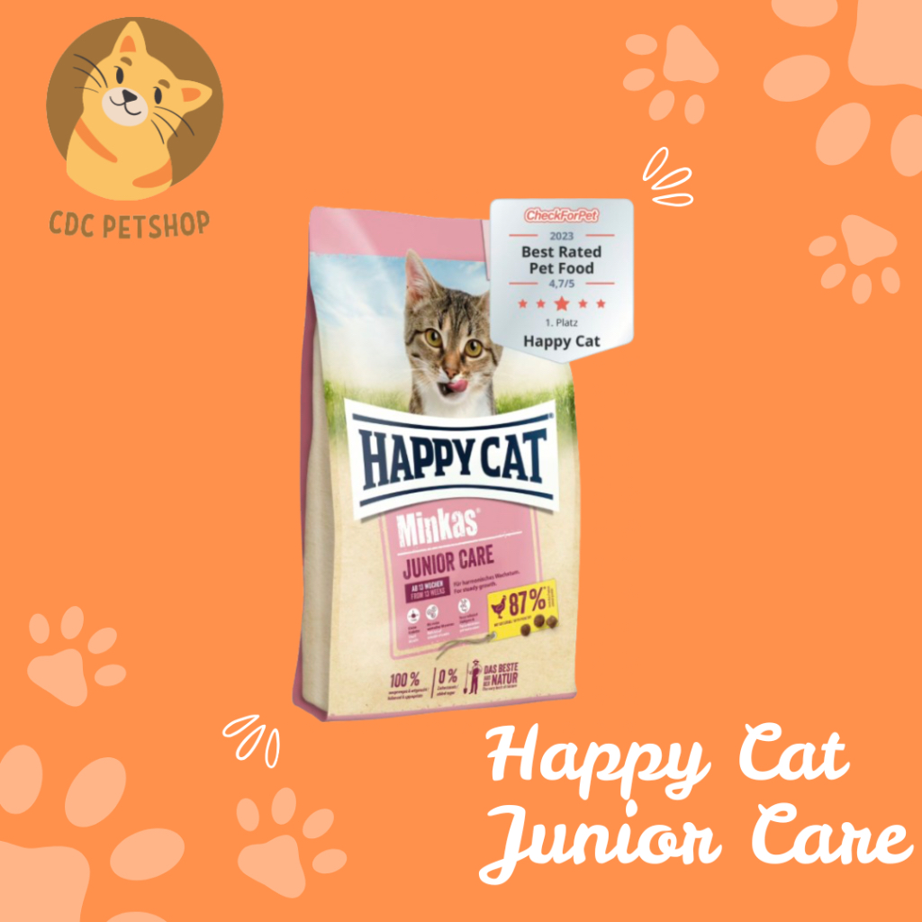Jual Happy Cat Repack Junior Care 1 Kg Makanan Kucing | Shopee Indonesia
