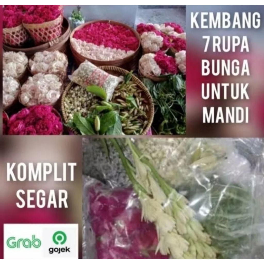 Jual bunga/kembang 7 rupa paket komplit | Shopee Indonesia
