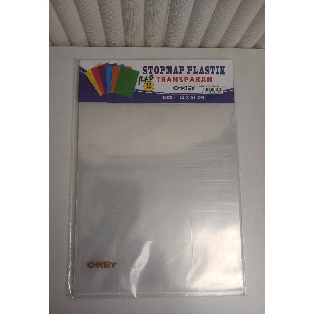 Jual Map L plastik bening ukuran Folio F4 Clear sleeves ukuran Folio F4 ...