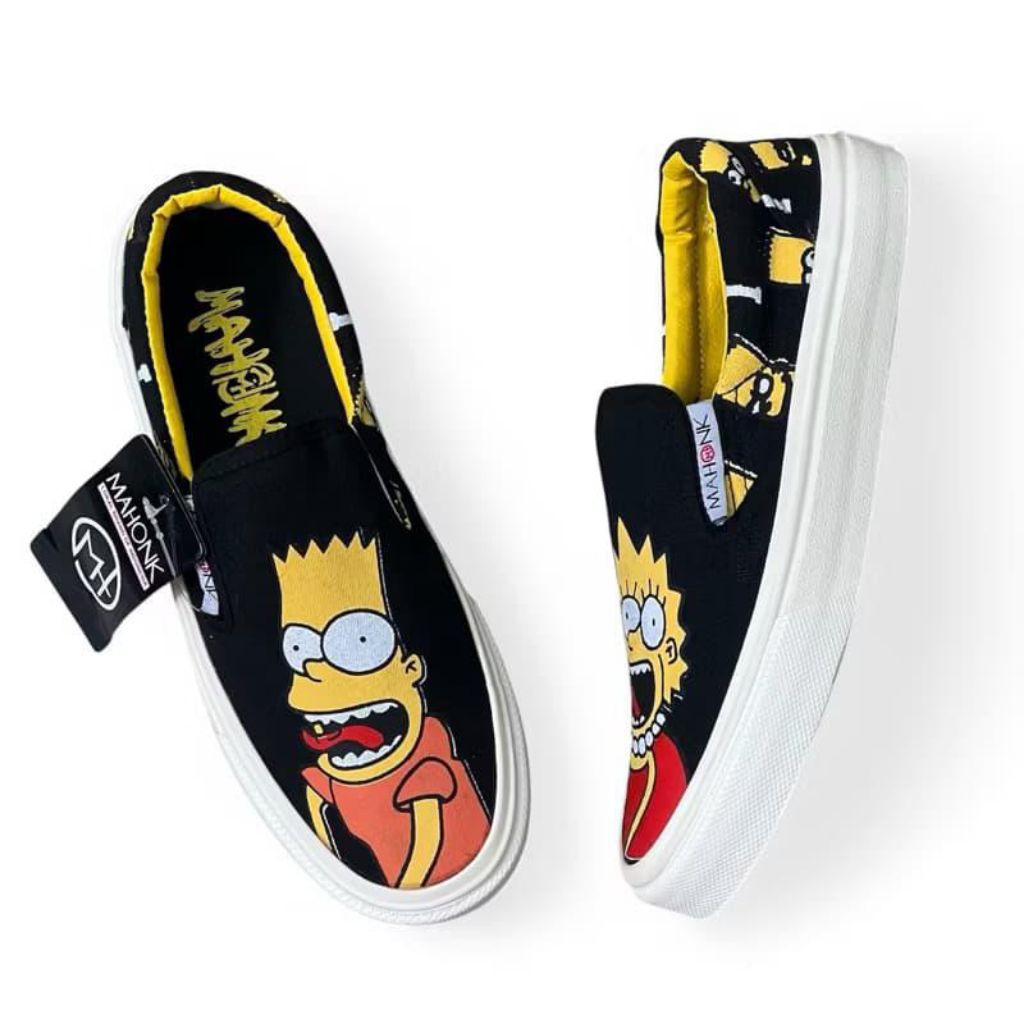 Jual SEPATU SNAKERS PRIA DAN WANITA Slip On white Original Produk Lokal ...