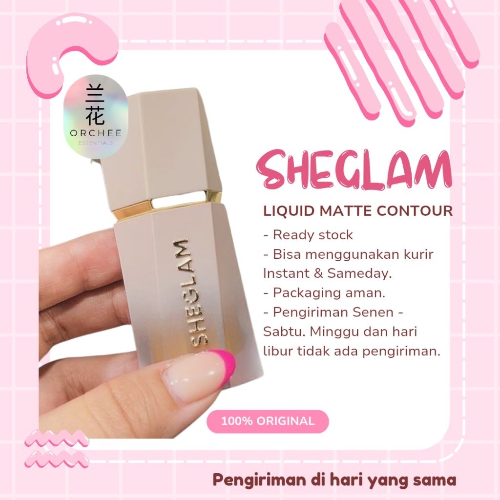 Jual ORIGINAL 100% - Contour SHEGLAM LIQUID Matte sun sculpt shading sculpting bronzer | Shopee ...