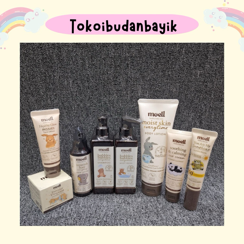 Jual All Product Moell Hair Lotion, Bodywash, Shampo, Body Lotion, Face ...