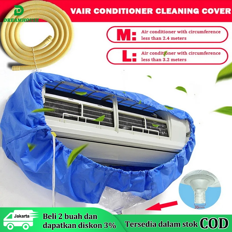 Jual Plastik Cuci Ac Air Conditioning Cleaning Cover Ac Membersihkan ...