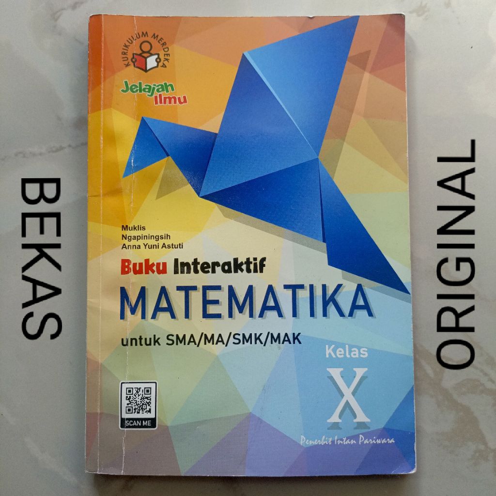 Jual Buku Interaktif Matematika MTK Kelas 10 X 1 I SMA MA Penerbit ...