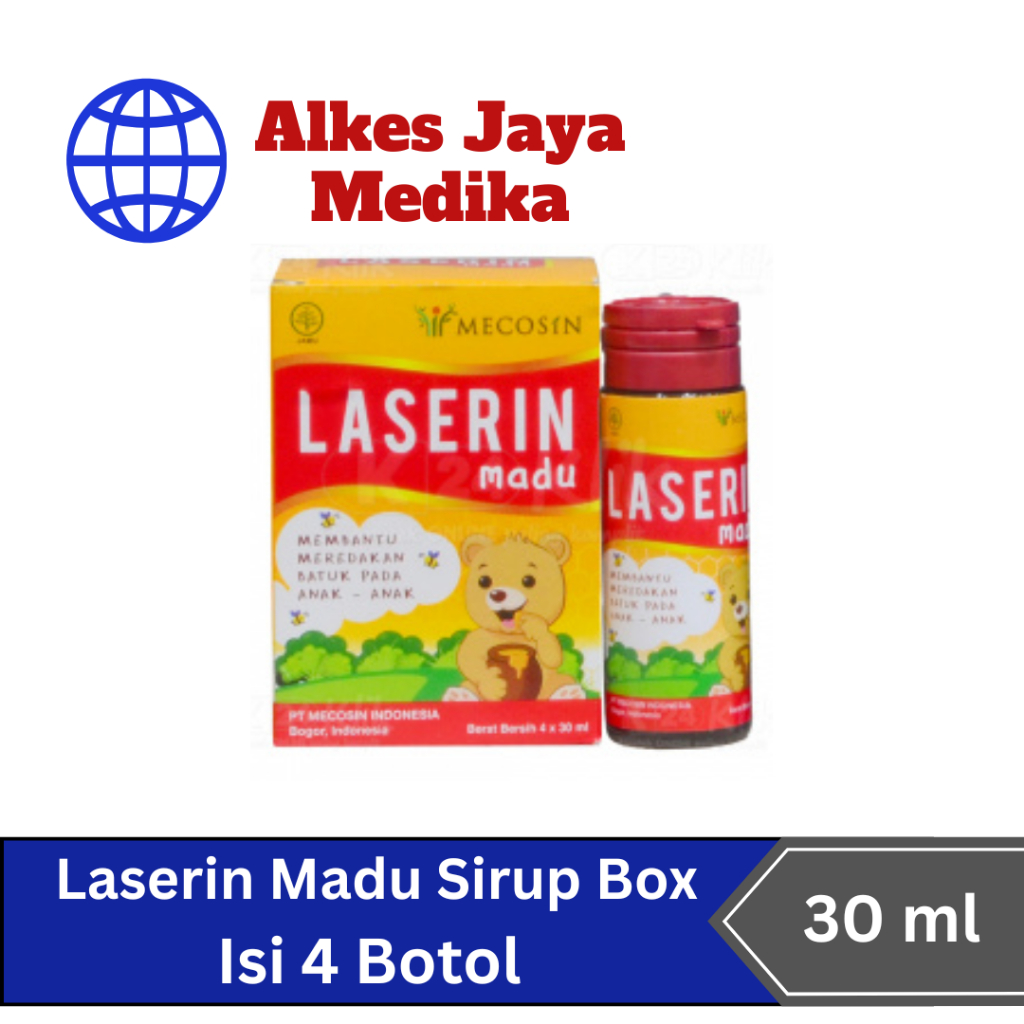 Jual Laserin Madu 30ml Box Isi 4 Botol - Obat Batuk Anak | Shopee Indonesia
