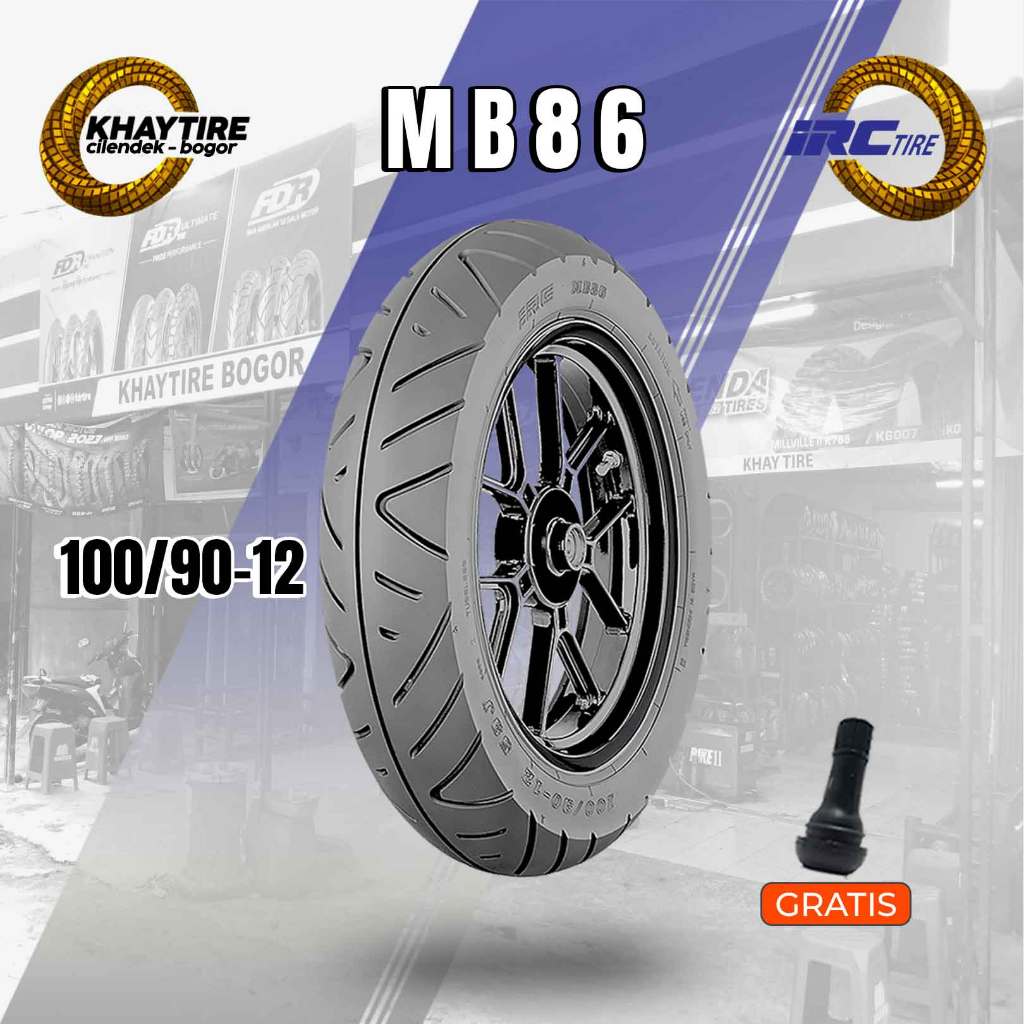 Jual Ban Depan Motor New Scoopy-Freego IRC MB86 100/90 Ring 12 Tubeless | Shopee Indonesia