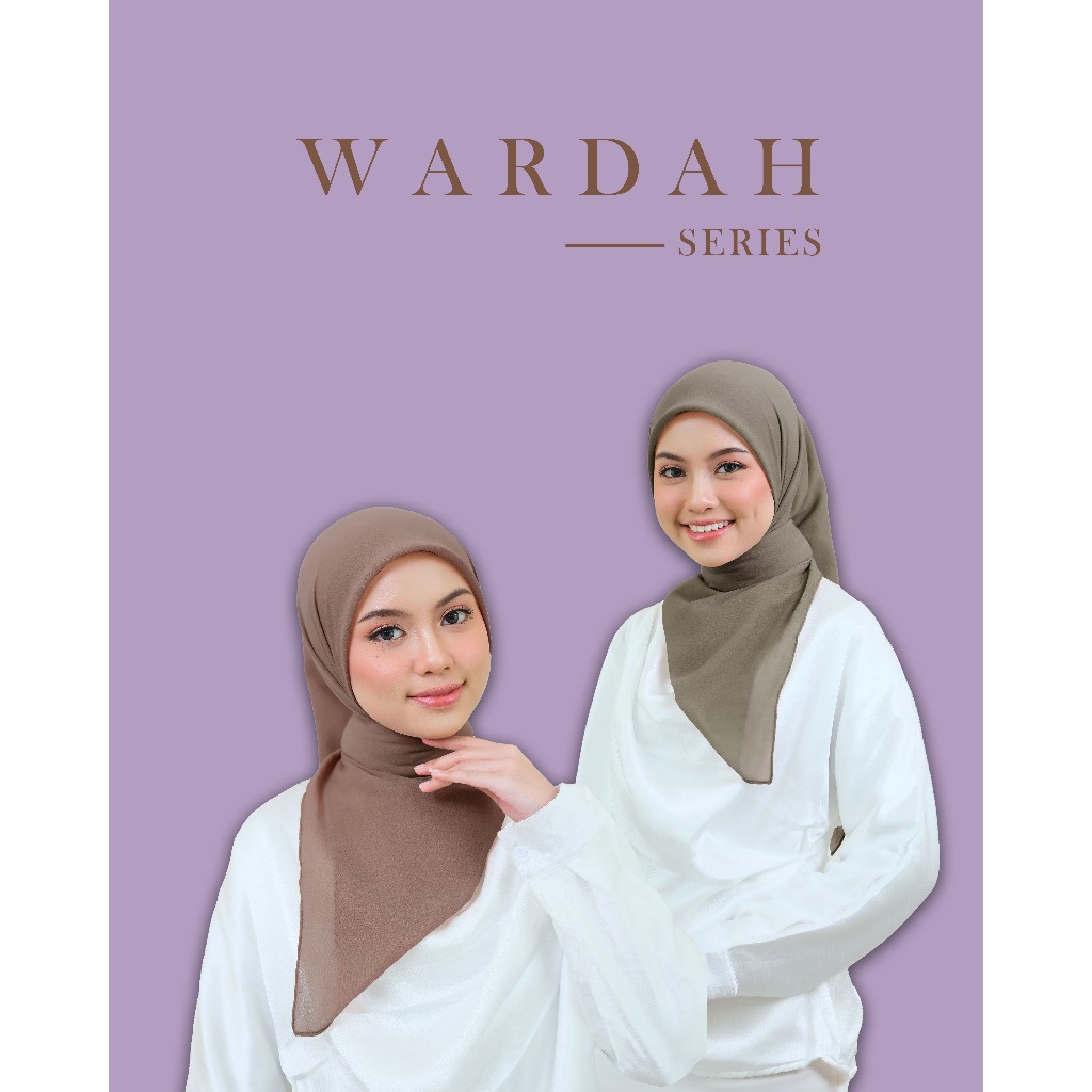 Jual Hannah Scarves - Wardah Square Hijab (Hijab Segi Empat Bahan Voal ...