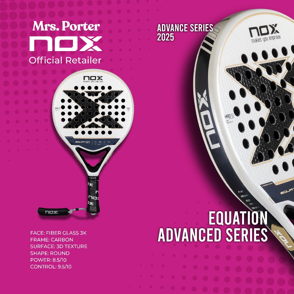 Jual NOX EQUATION ADVANCED PADEL RACKET 2025 | Shopee Indonesia