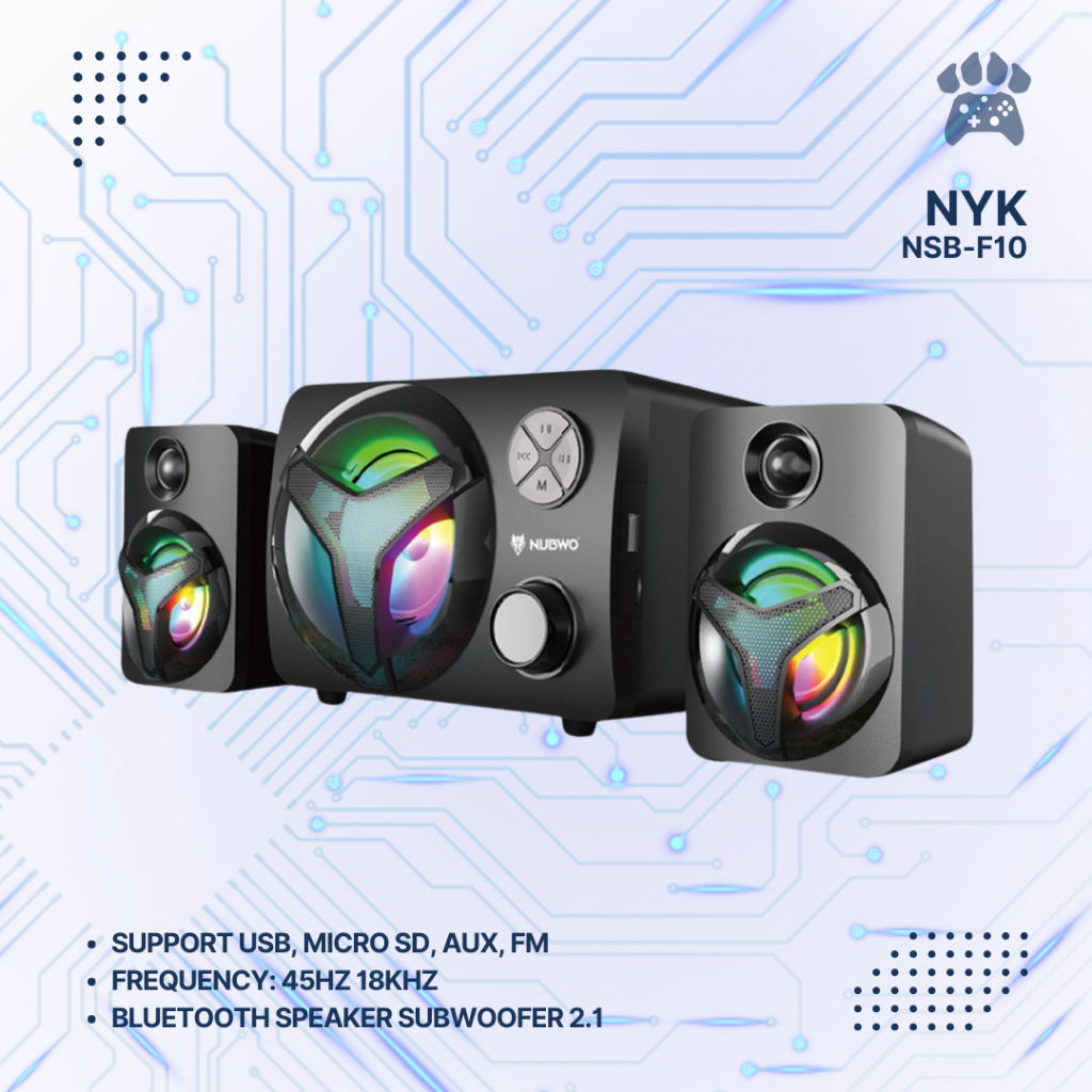 Jual Speaker Nubwo/Mikuso NSB-F10 Archaeus - Speaker Bluetooth,USB ...