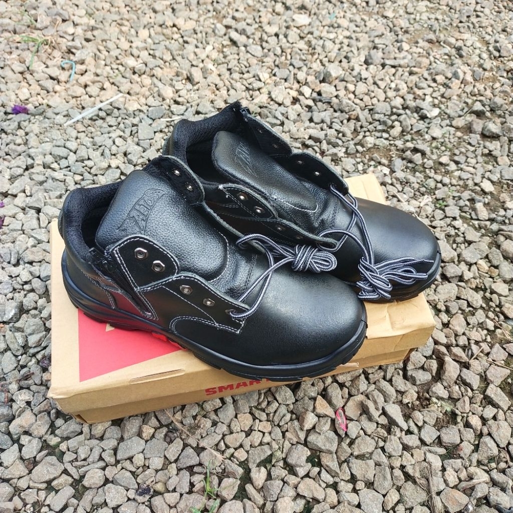 Jual sepatu safety aetos original ada pelindung besi nya sepatu kerja ...