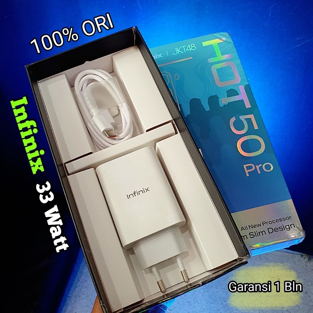 Jual Charger Infinix Hot 50 pro Dan Tecno 33Watt Copotan HP Fast ...