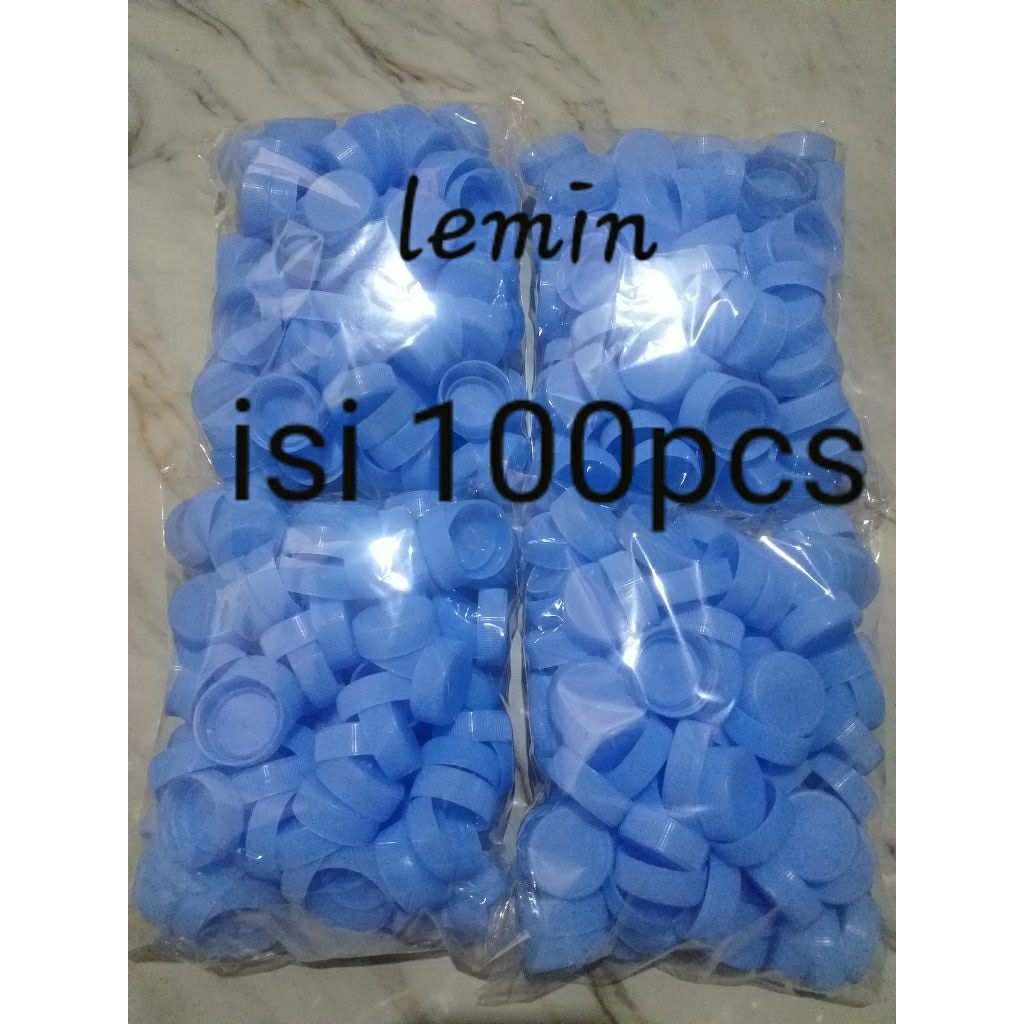 Jual 100pcs tutup botol biru abu2 | Shopee Indonesia