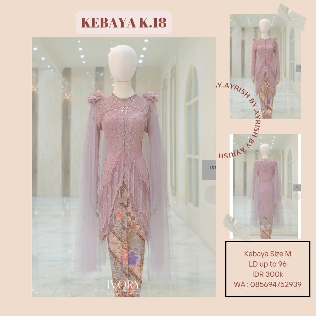 Jual Ivory Studio RTW Kebaya for Rent / Sewa by.ayrish | Shopee Indonesia