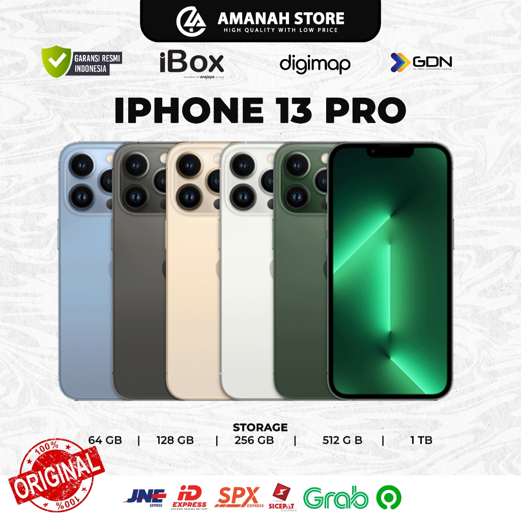 Jual (RESMI) Jual Apple iPhone 13 pro 256 GB. IBOX DIGIMAP, Garansi ...
