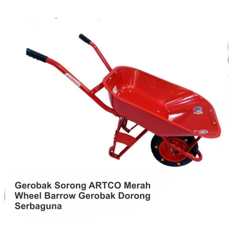 Jual RB ARTCO Gerobak Sorong Dorong Pasir Cor Troli Trolli Trolley ...