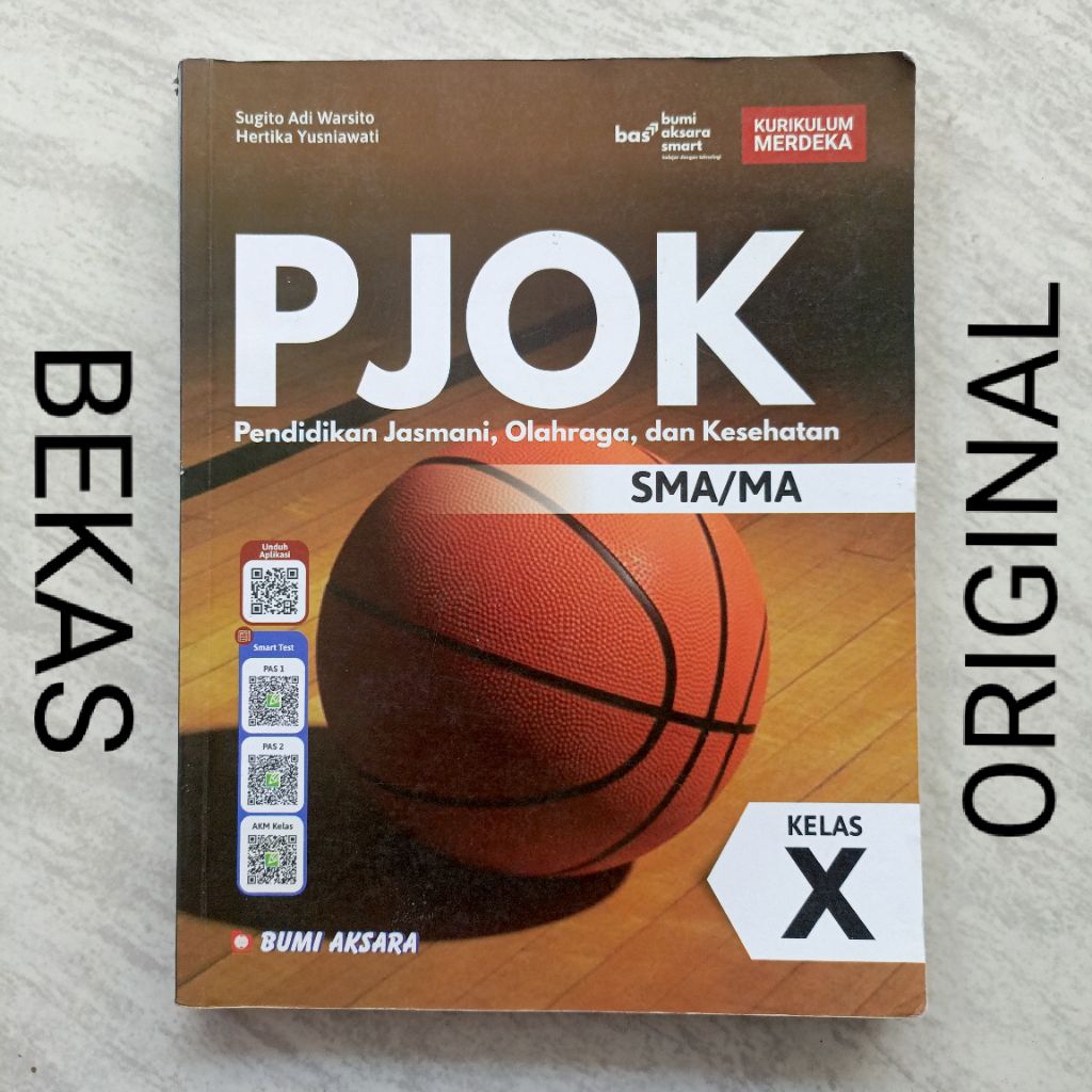 Jual Buku PJOK Pendidikan Jasmani Olahraga dan Kesehatan Kelas 10 X 1 I SMA MA Penerbit Bumi ...
