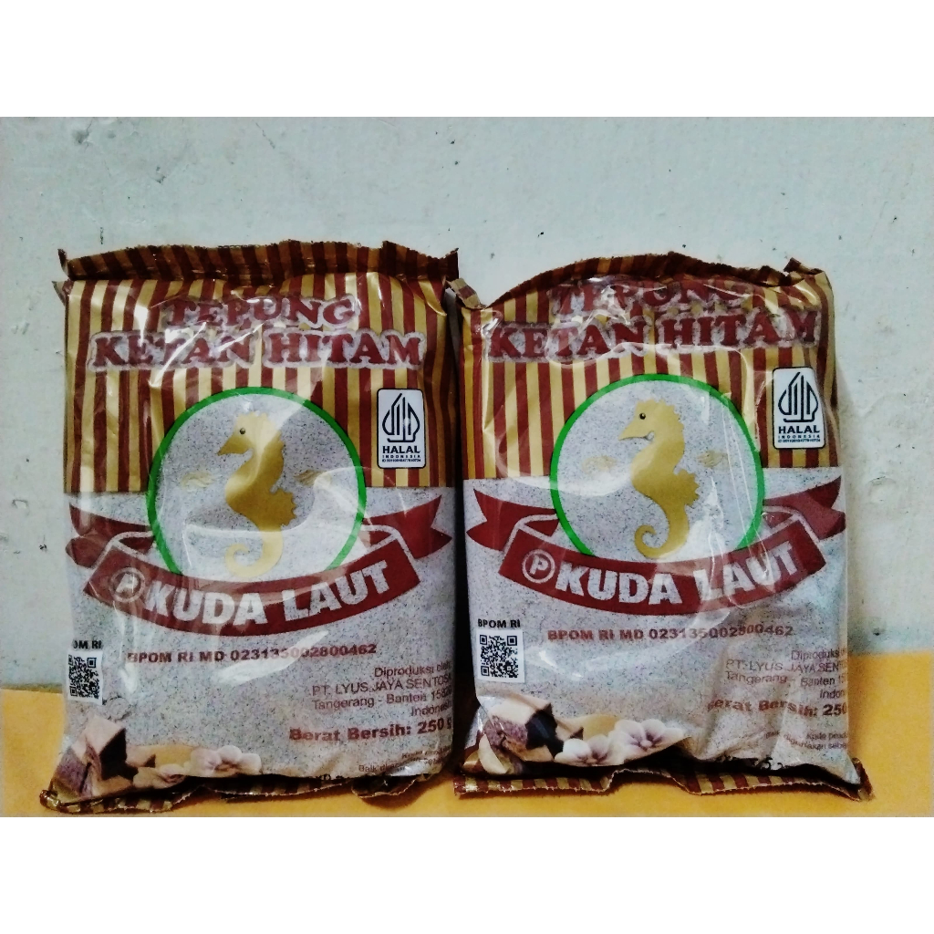 Jual KUDA LAUT TEPUNG KETAN HITAM 250GR, TEPUNG LEMBUT CAMPURAN CAKE ...