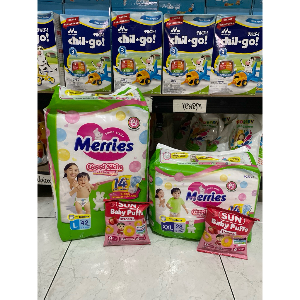 Jual Popok Merries M48 BELI 1+ 1 puff sun selama persediaan masih ada ...
