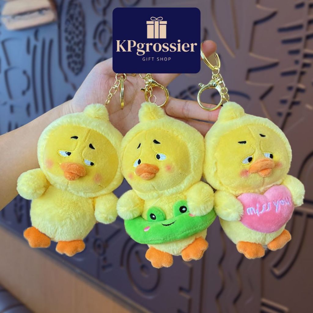 Jual Gantungan Kunci Boneka Sad Duck Bebek Sedih Upset Duck Ganci Lucu ...