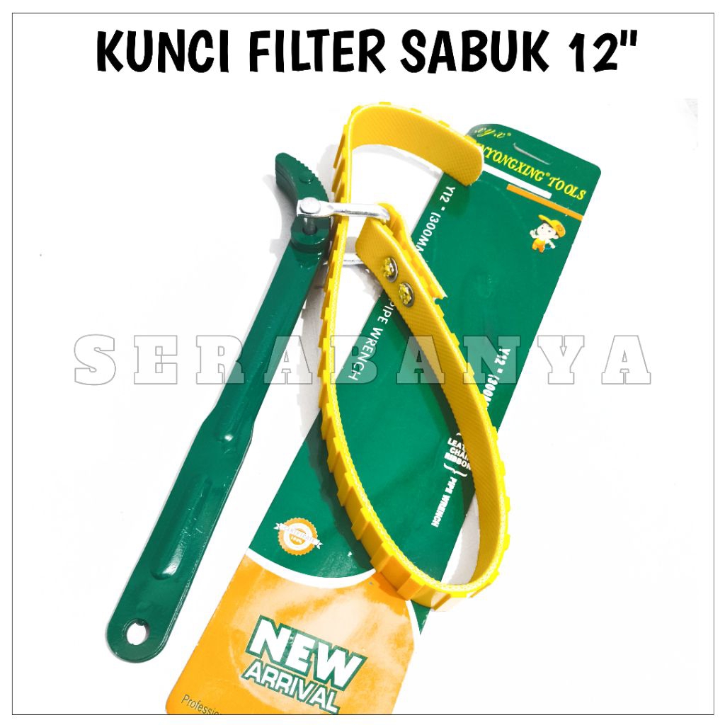 Jual KUNCI FILTER SABUK 12" inch Model Kulit Karet | Shopee Indonesia
