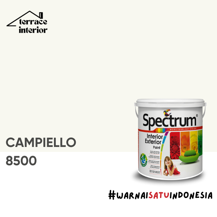 Jual Cat Tembok Spectrum Interior & Exterior Warna Campiello 5 Kg ...